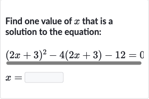 (Solved)-Find one value of x that is a solution to the equation: (2